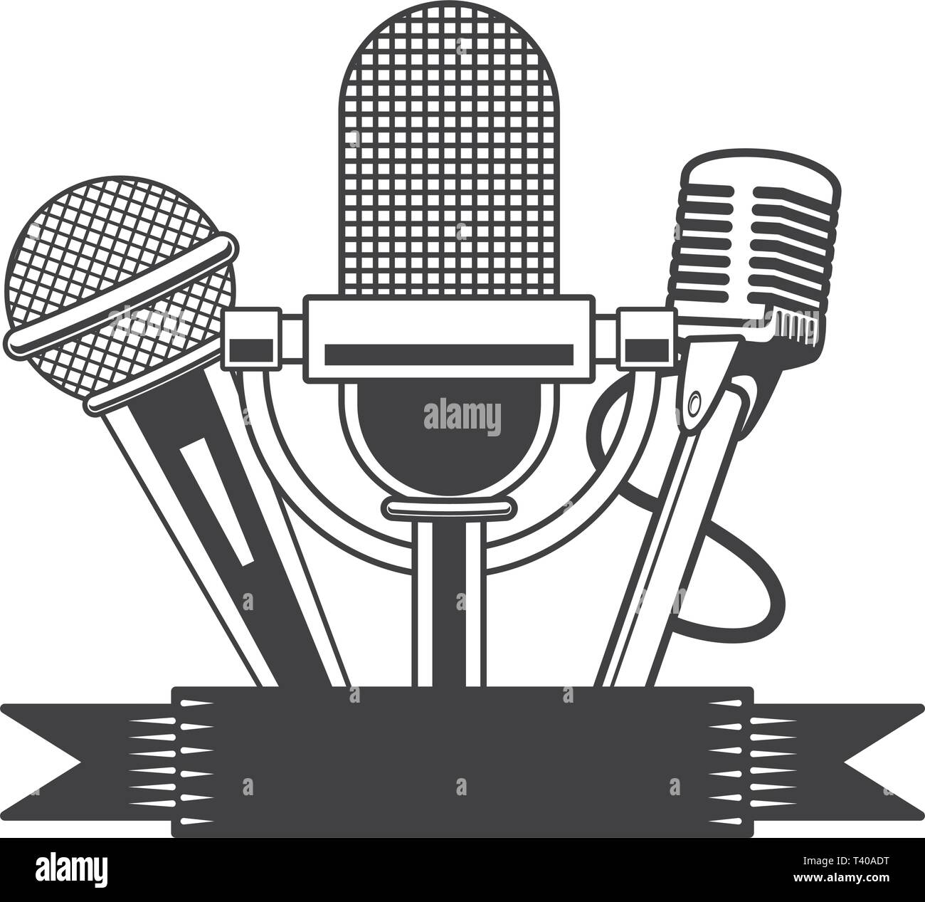 microphone sound icon Stock Vector Image & Art - Alamy