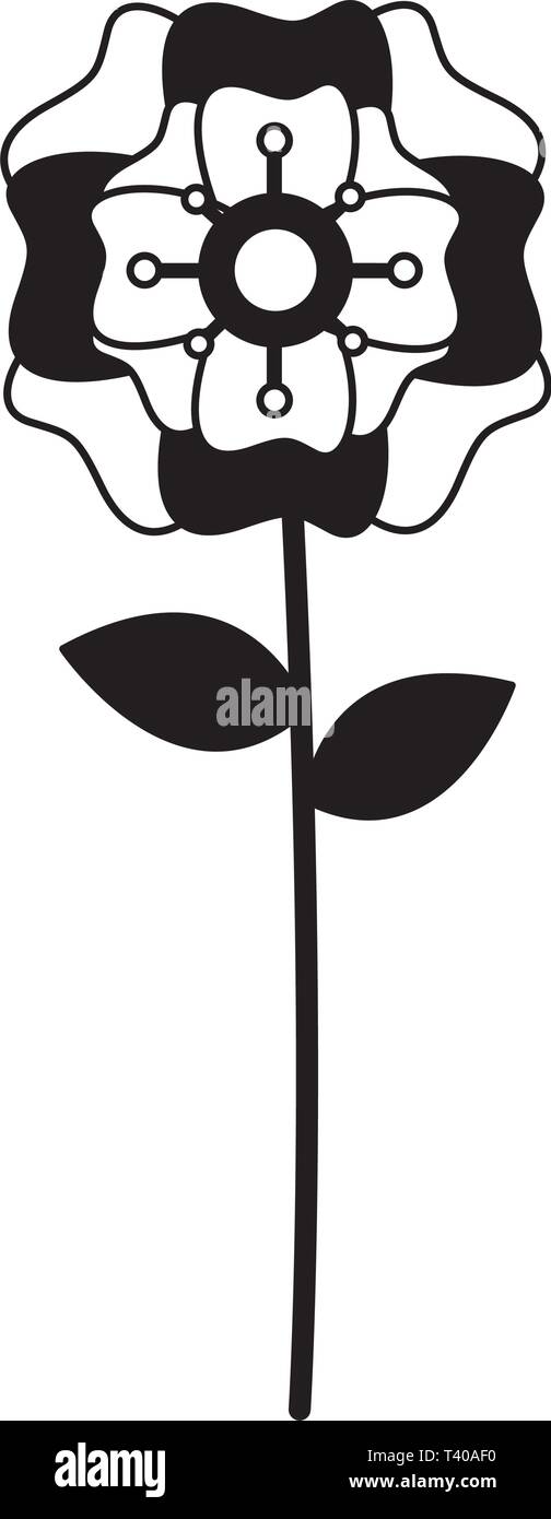 flower stem leaves Stock Vector Image & Art - Alamy