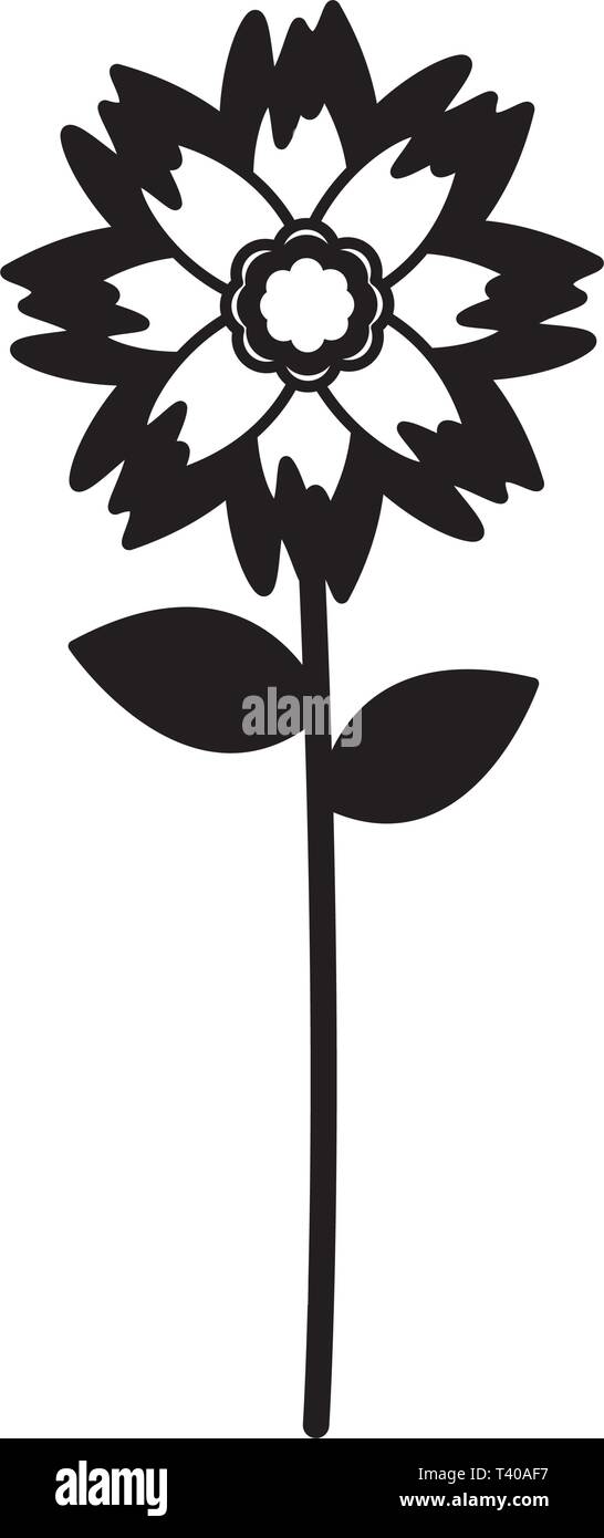 flower stem leaves Stock Vector Image & Art - Alamy