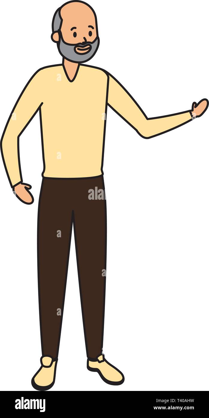 old man character Stock Vector Image & Art - Alamy