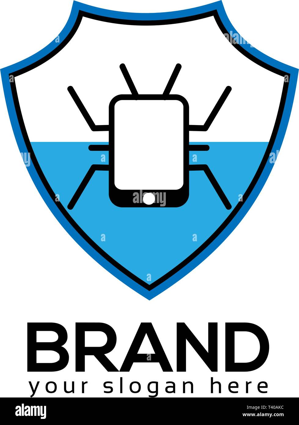 Protection logo Stock Vector Images - Alamy