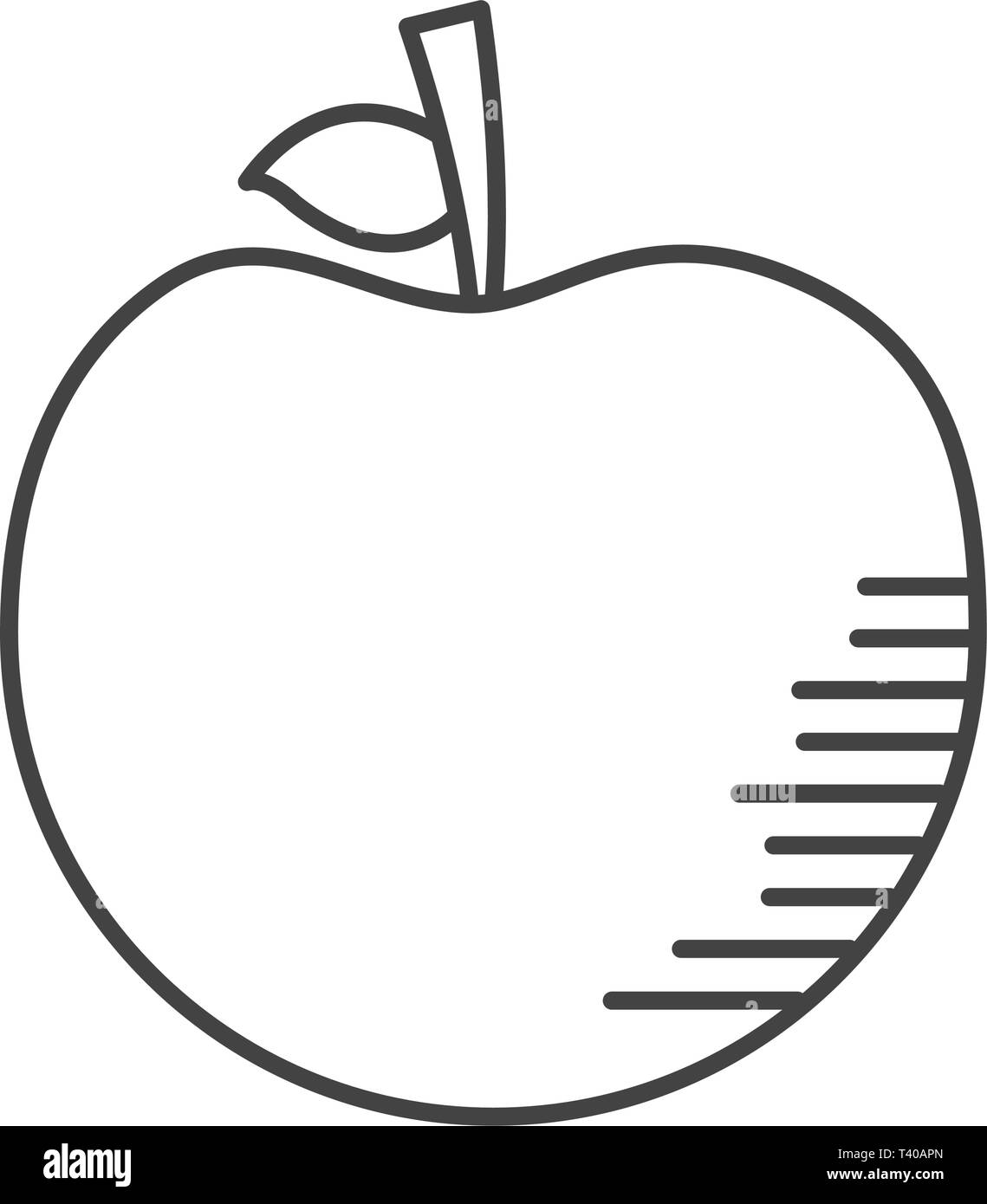 Fruit assortment white Black and White Stock Photos & Images - Alamy