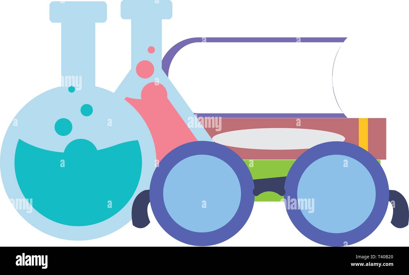 school science glasses books Stock Vector Image & Art - Alamy