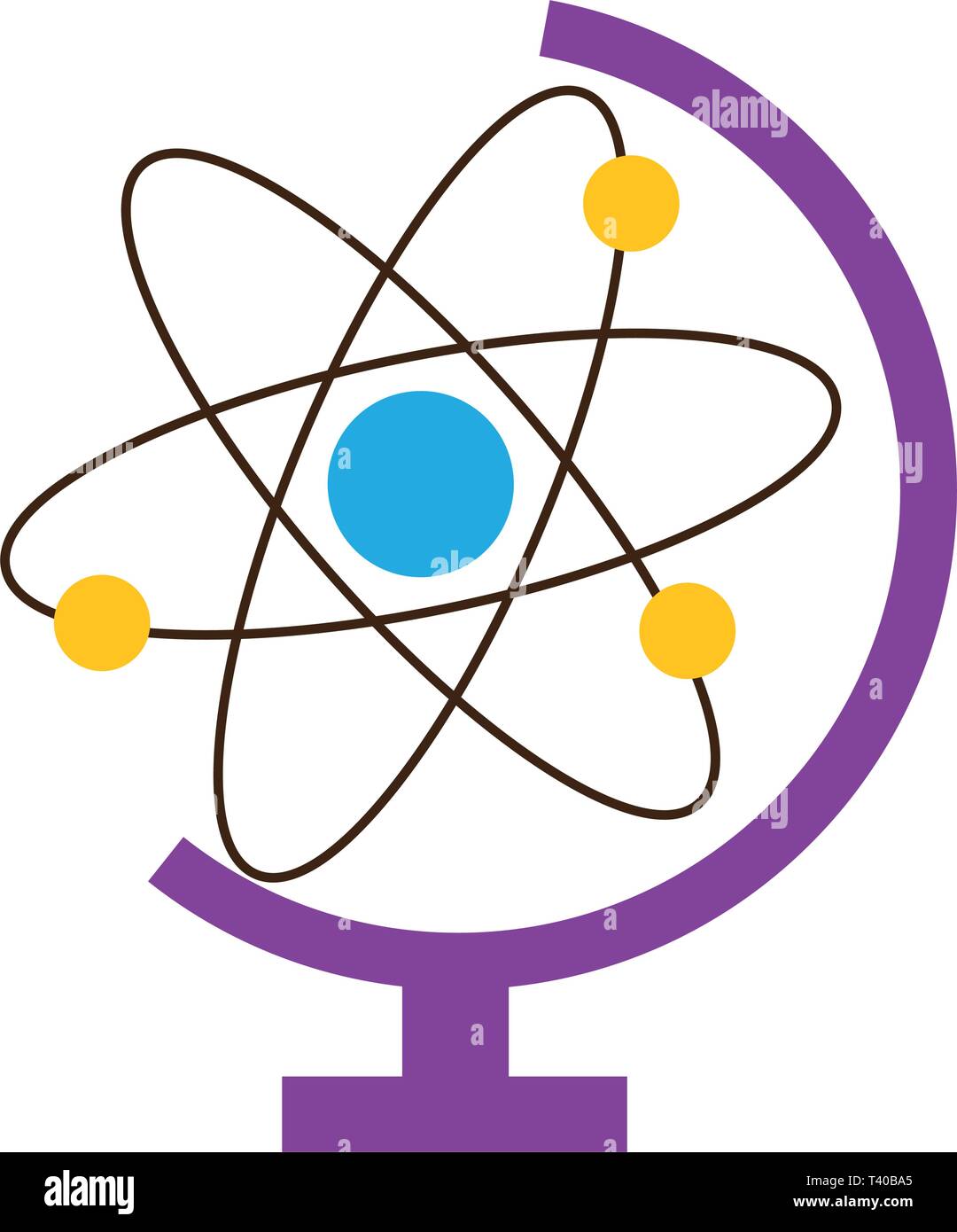 school science atom Stock Vector Image & Art - Alamy