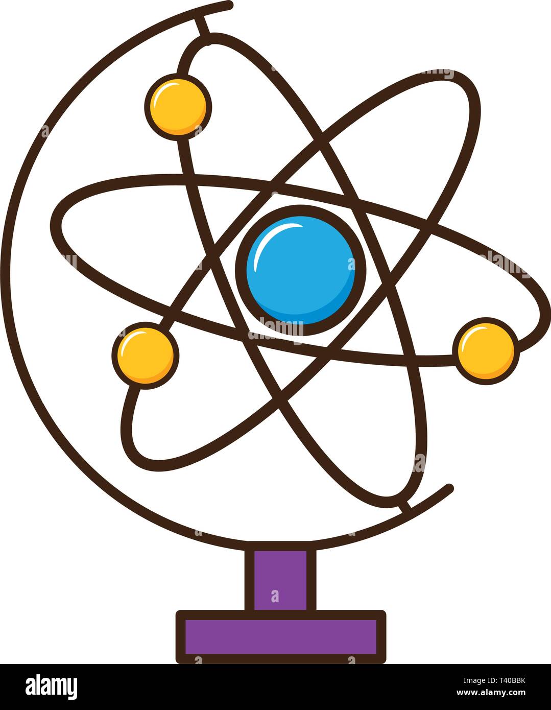 school science atom Stock Vector Image & Art - Alamy