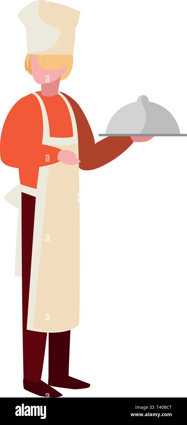chef worker avatar character vector illustration design Stock Vector ...