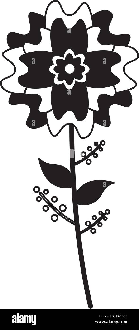 flower stem leaves Stock Vector Image & Art - Alamy