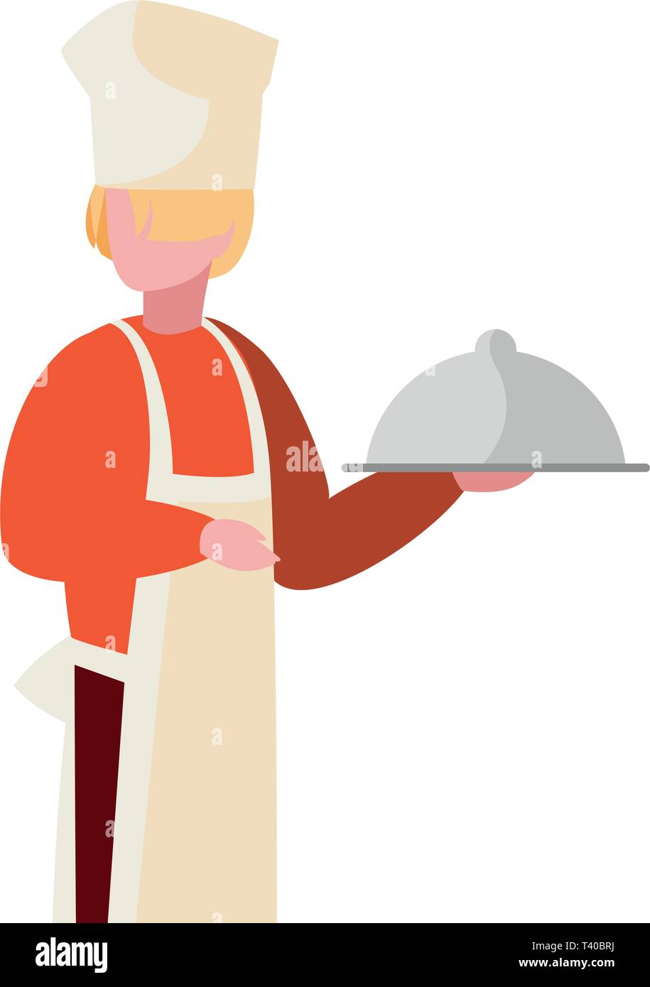 chef worker avatar character vector illustration design Stock Vector ...