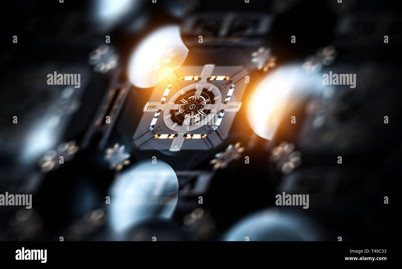 Technological industrial abstract background Stock Photo - Alamy