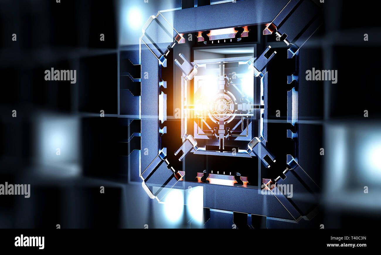 Technological industrial abstract background Stock Photo - Alamy