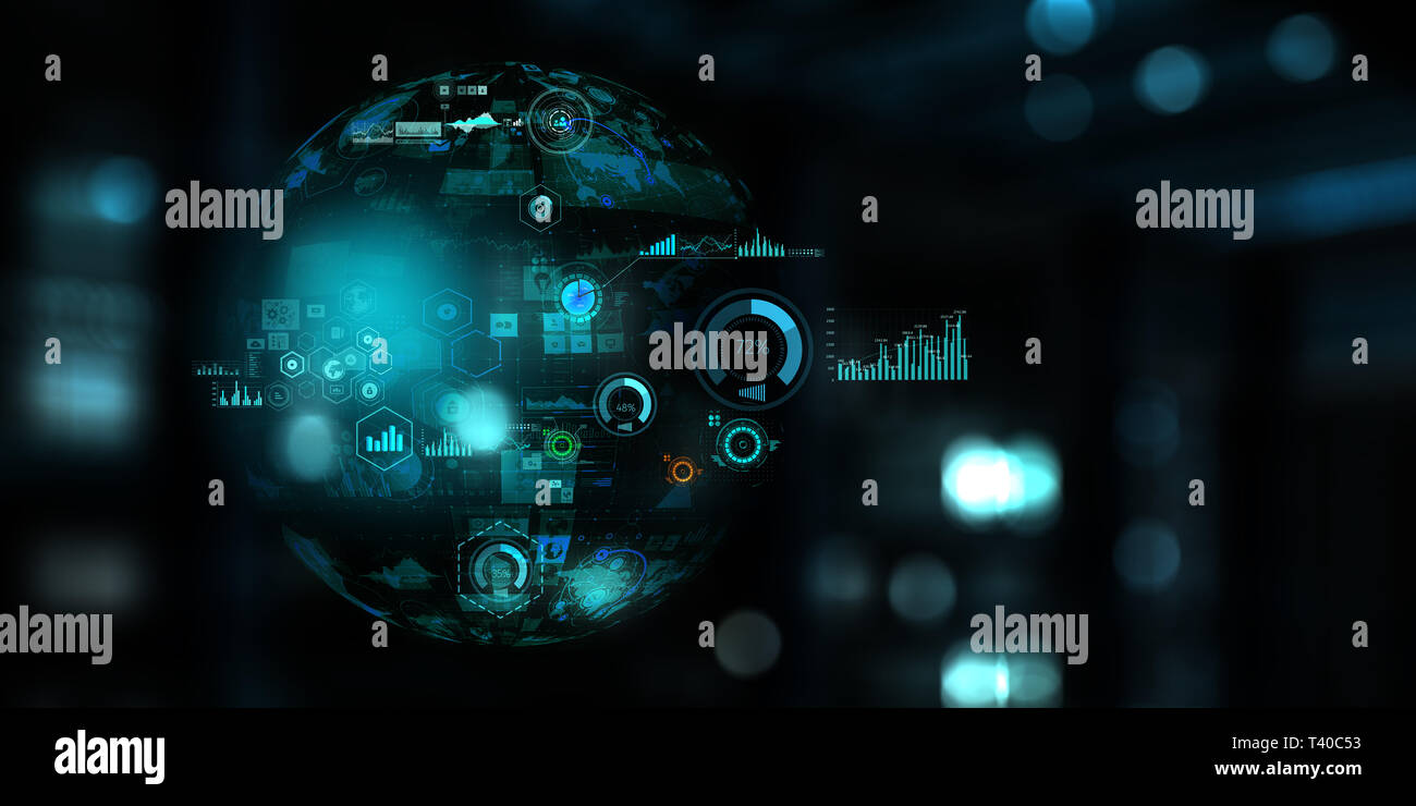 Future technology, digital screen board Stock Photo - Alamy