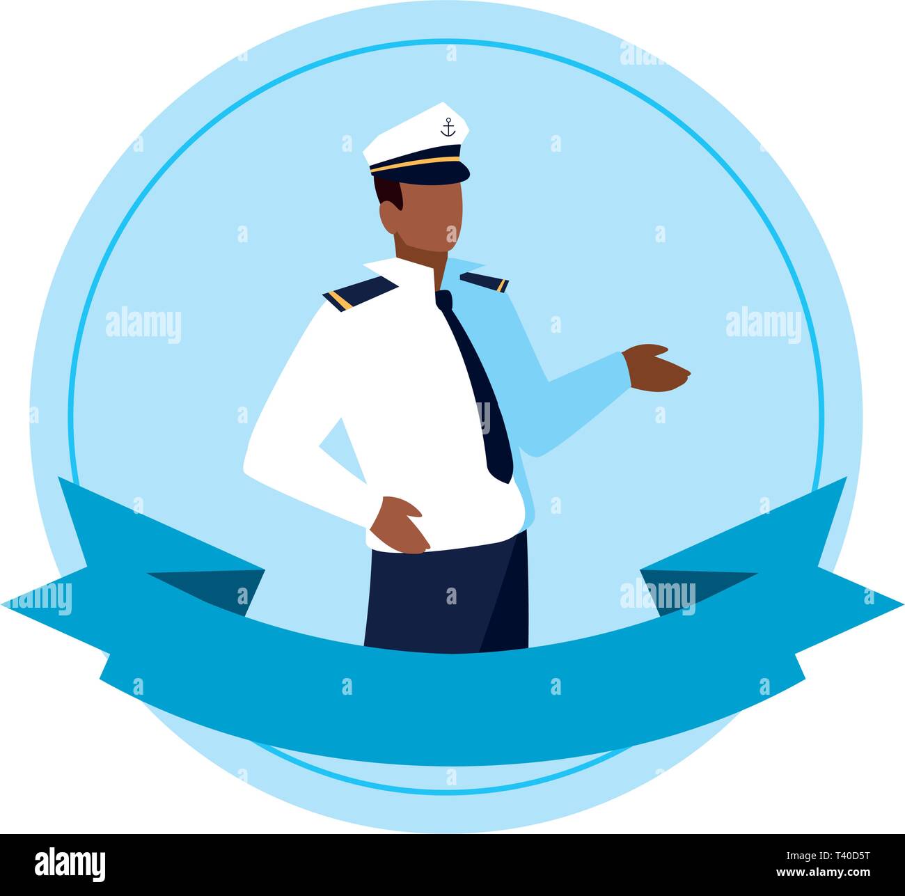 Naval hat cap Stock Vector Images - Alamy