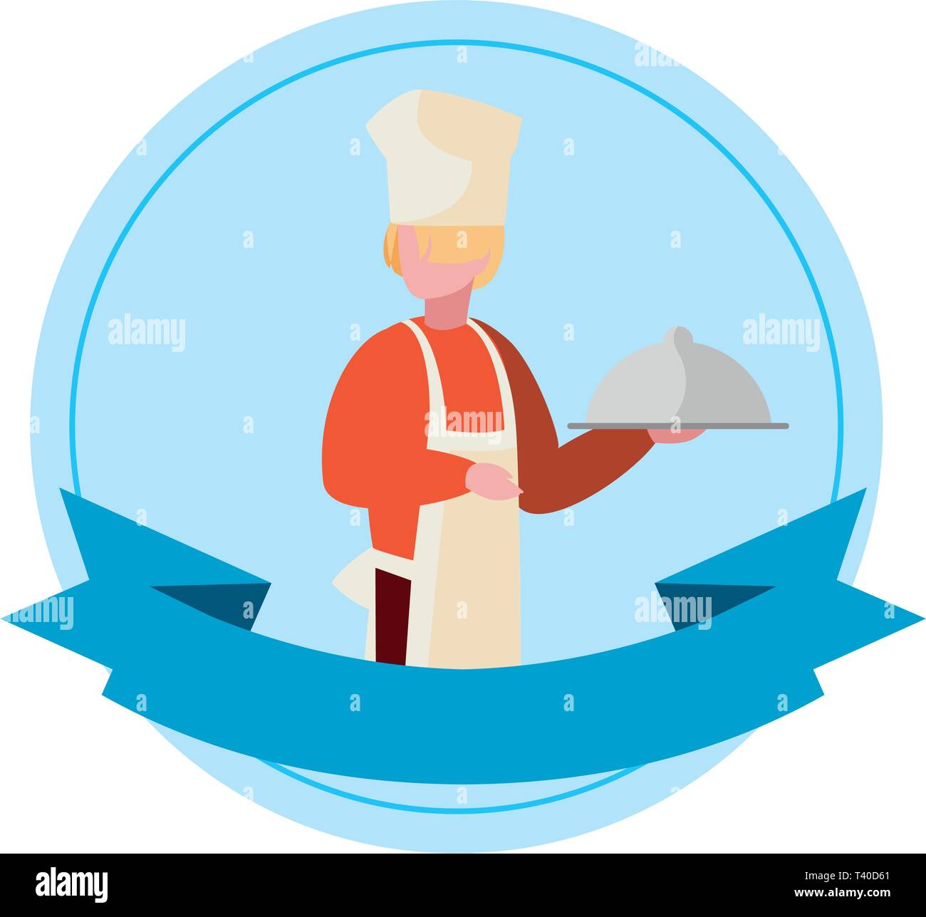 chef worker avatar character vector illustration design Stock Vector ...