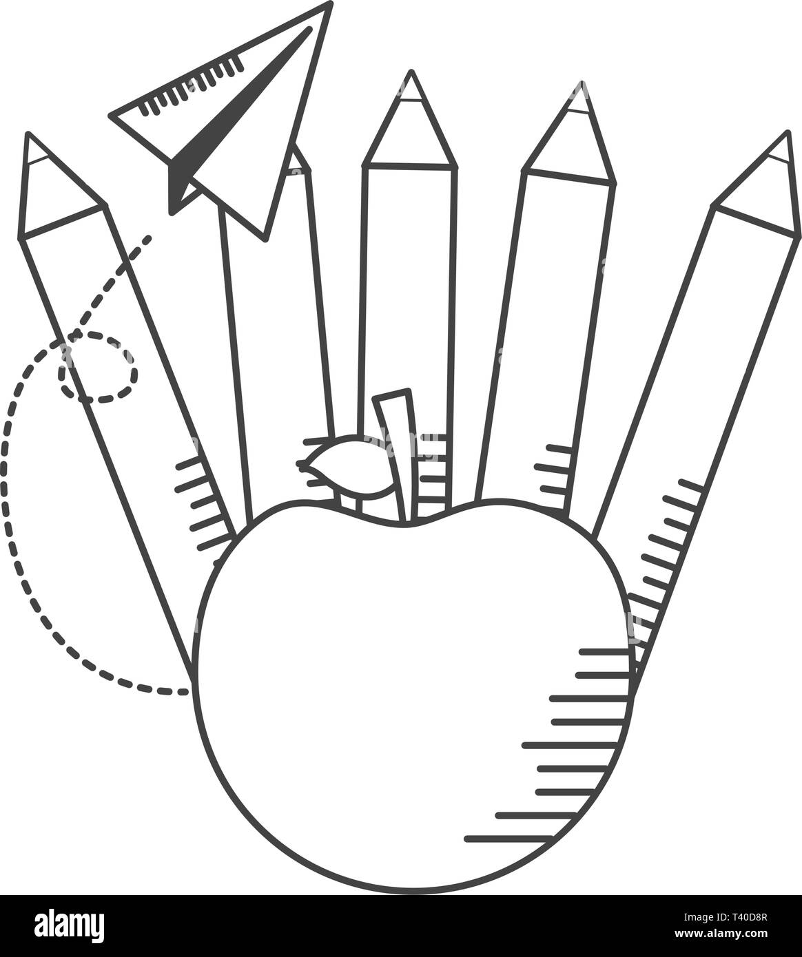 Color paper plane icon Black and White Stock Photos & Images - Alamy