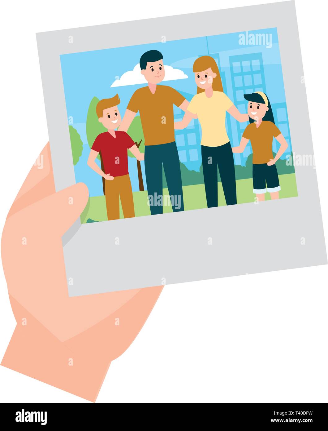 hand with photo Stock Vector Image & Art - Alamy