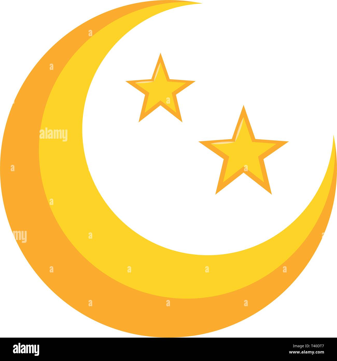 half moon and stars Stock Vector Image & Art - Alamy