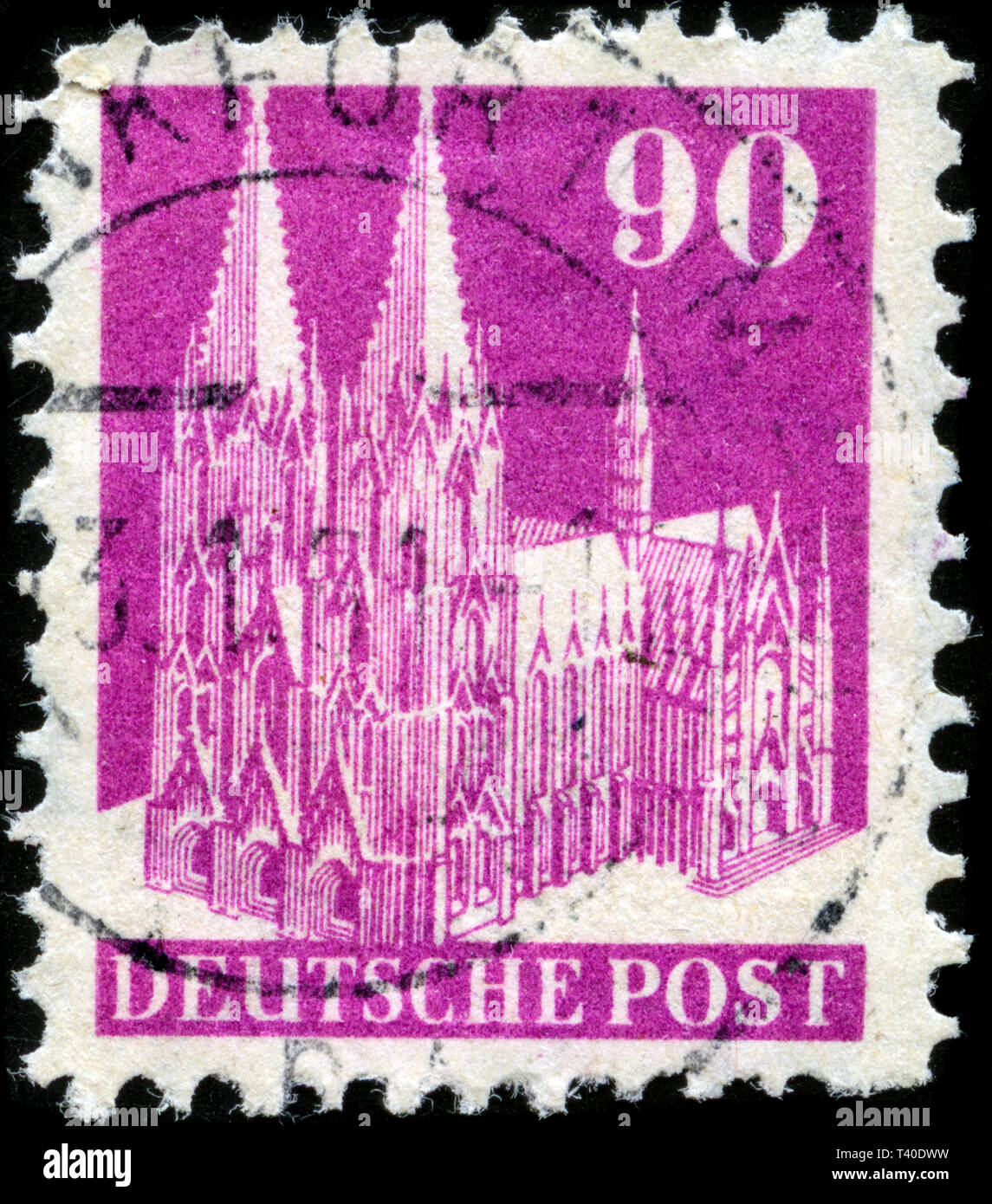 Postage stamp from Germany, Allied Occupation 1945-1949 in the American ...