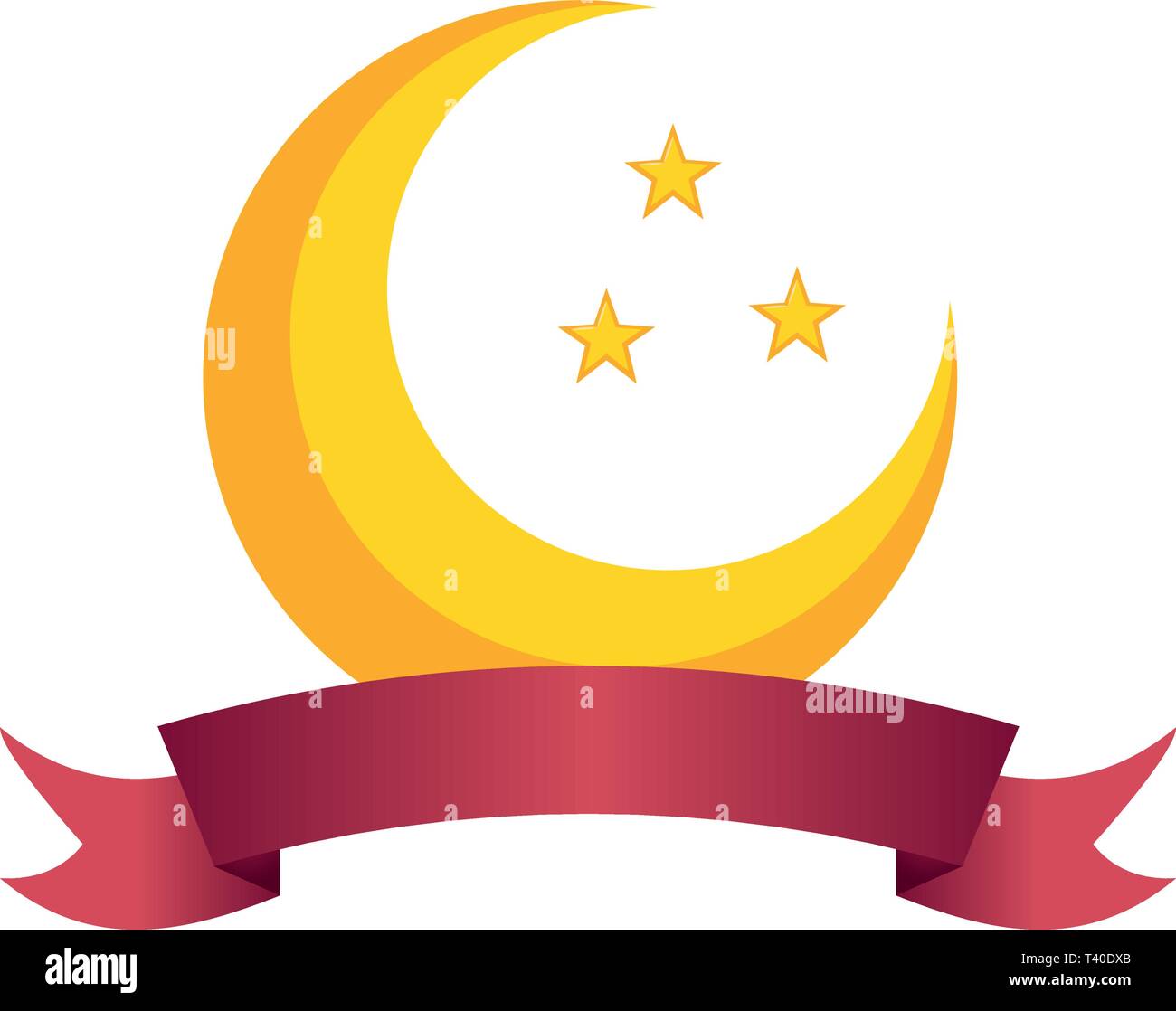 half moon and stars Stock Vector Image & Art - Alamy