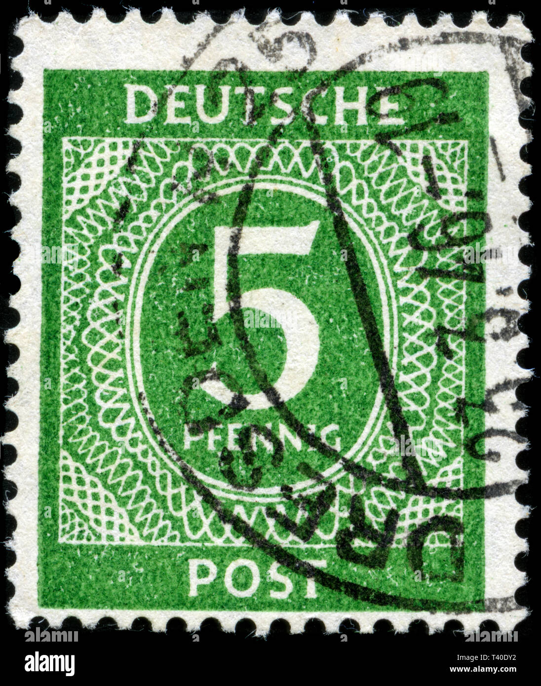 Postage stamp from Germany, Allied Occupation 1945-1949 in the American ...