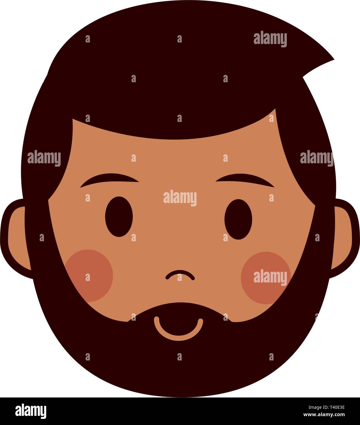 bearded man character Stock Vector Image & Art - Alamy