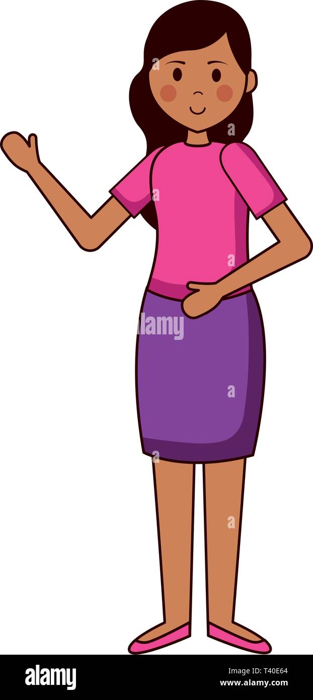 woman cartoon character Stock Vector Image & Art - Alamy