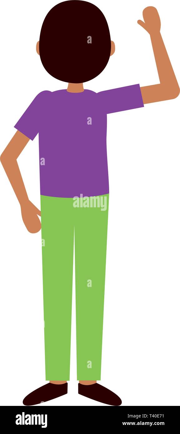 man back view Stock Vector Image & Art - Alamy