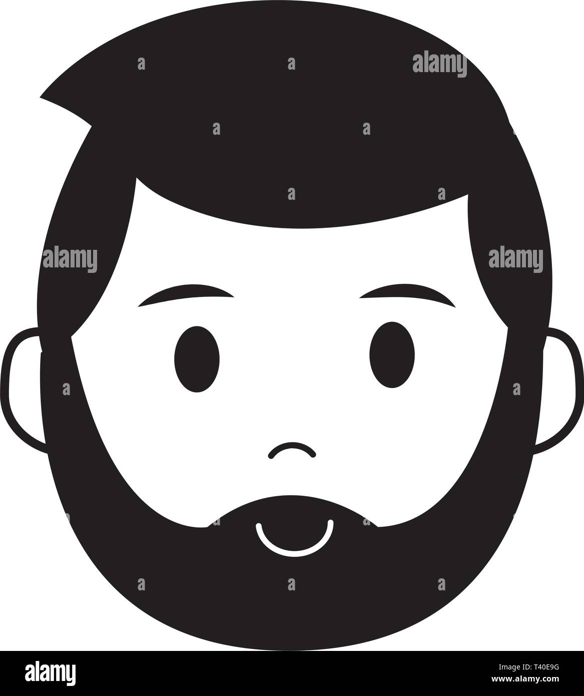 bearded man character Stock Vector Image & Art - Alamy
