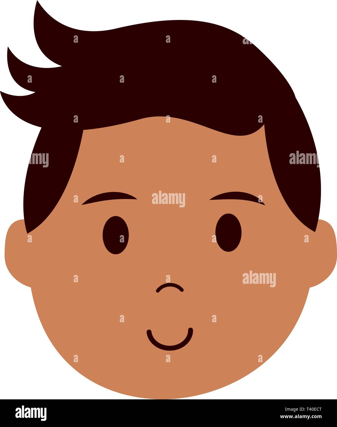 young boy face Stock Vector Image & Art - Alamy