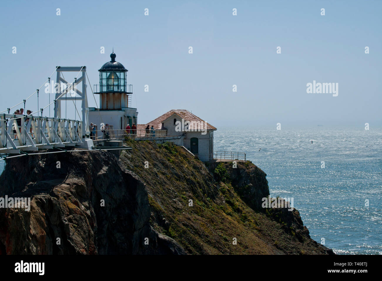 Point Bonita Lighthouse in Northern California Stock Photo - Alamy