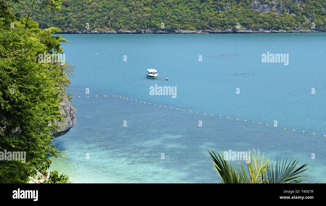 tropical beach on kok mae koh island in thailand Stock Photo - Alamy