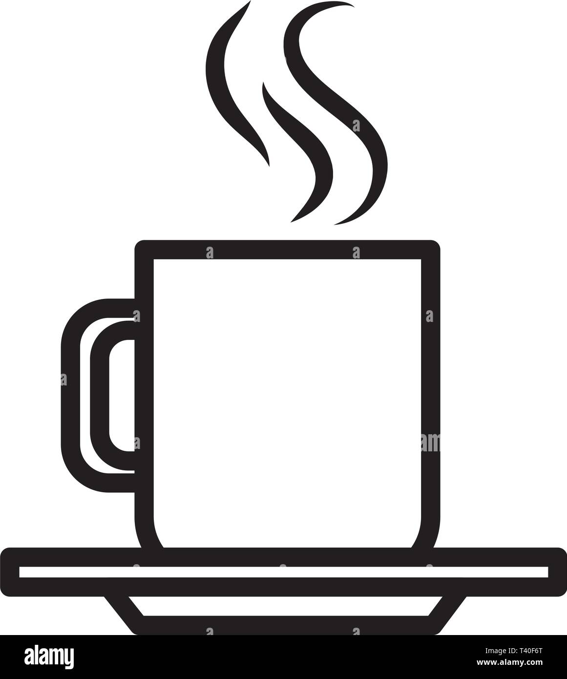 hot coffee mug Stock Vector Image & Art - Alamy