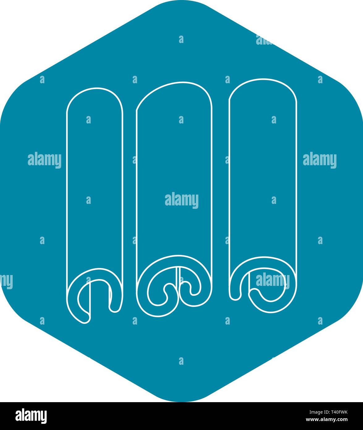 Cinnamon icon, outline style Stock Vector Image & Art - Alamy