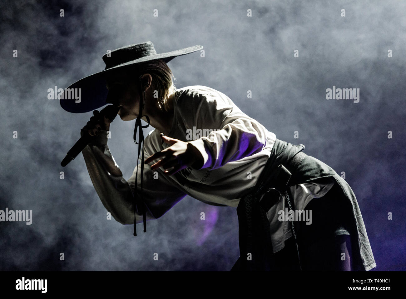 Denmark, Copenhagen - December 1, 2018. The Danish singer, songwriter ...