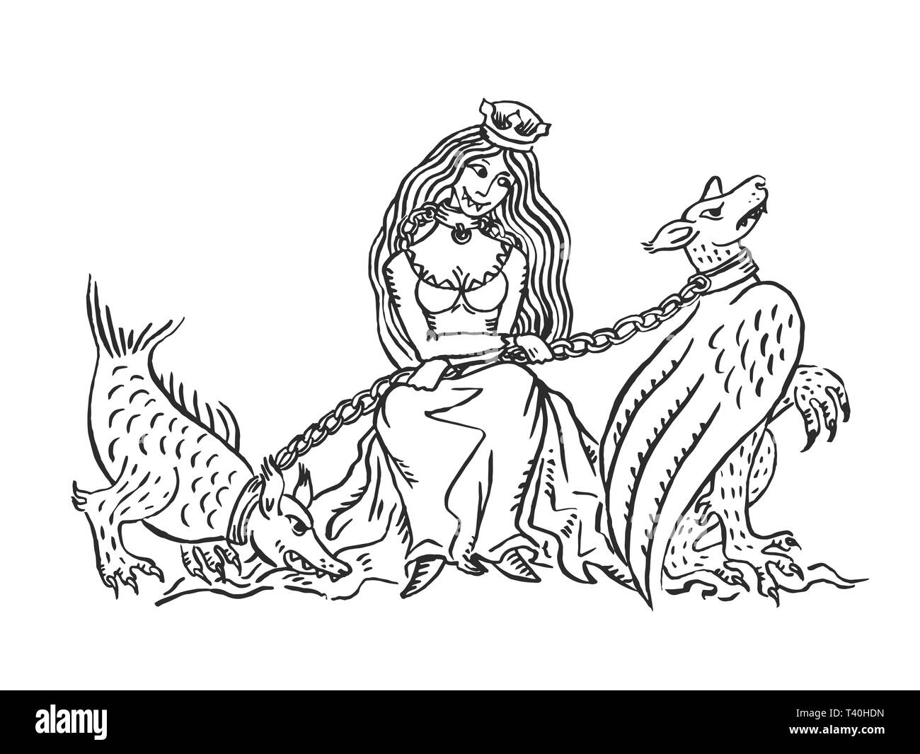 Mistress Of Evil Stock Vector Images - Alamy