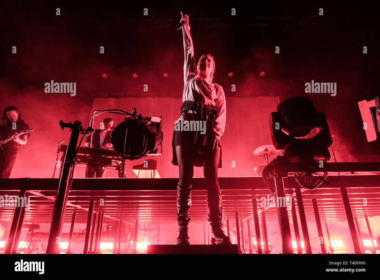 Denmark, Copenhagen - December 1, 2018. The Danish singer, songwriter ...