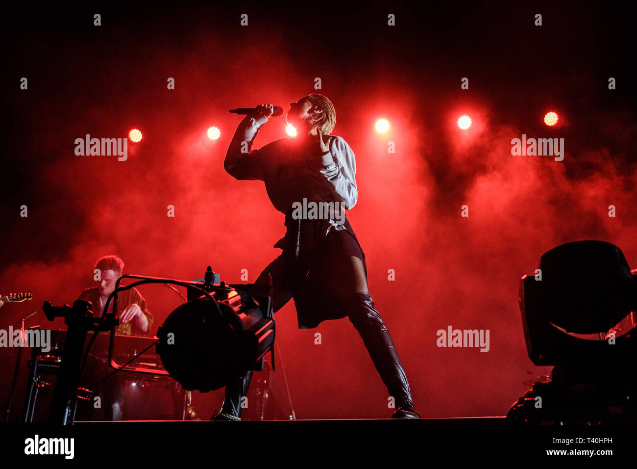 Denmark, Copenhagen - December 1, 2018. The Danish singer, songwriter ...