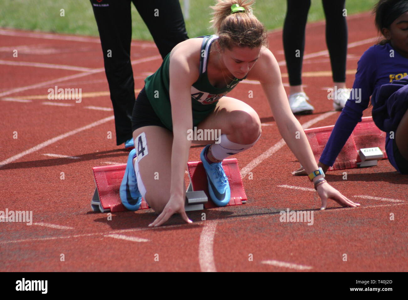 Womens 100 meter hurdles hi-res stock photography and images - Alamy