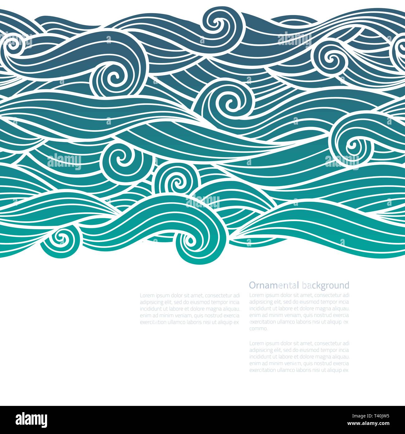 Wavy outline Stock Vector Images - Alamy