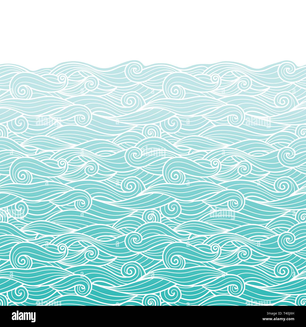 Blue swirl border background Stock Vector Images - Alamy