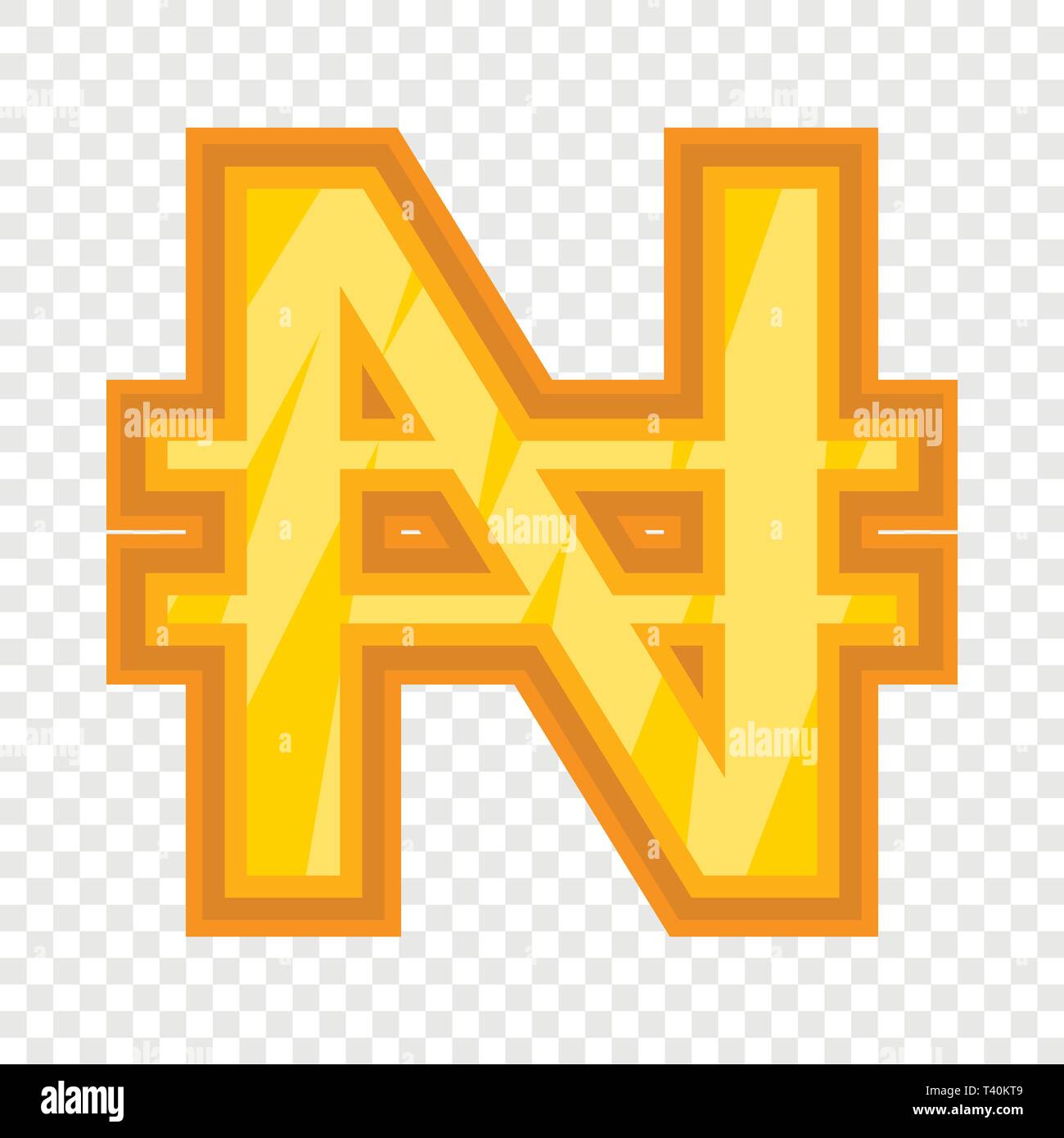 Nigerian naira icon, cartoon style Stock Vector Image & Art - Alamy