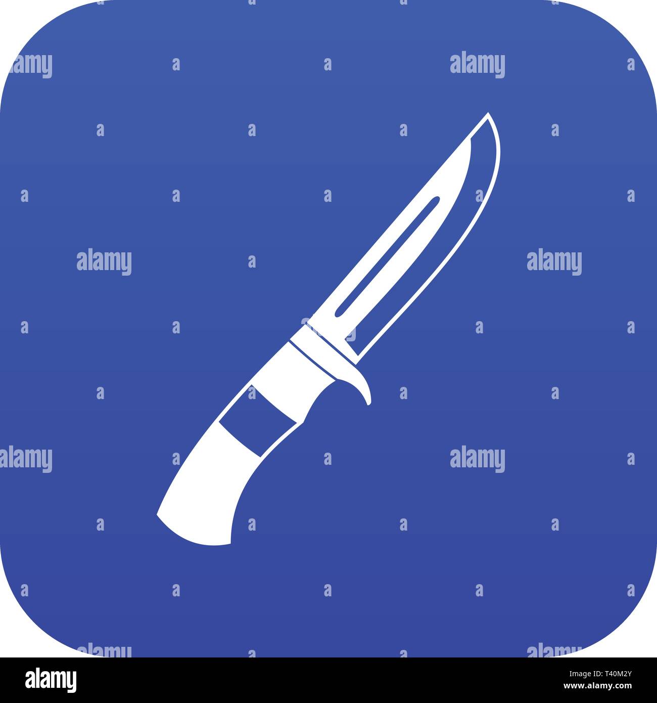 Knife icon digital blue Stock Vector Image & Art - Alamy