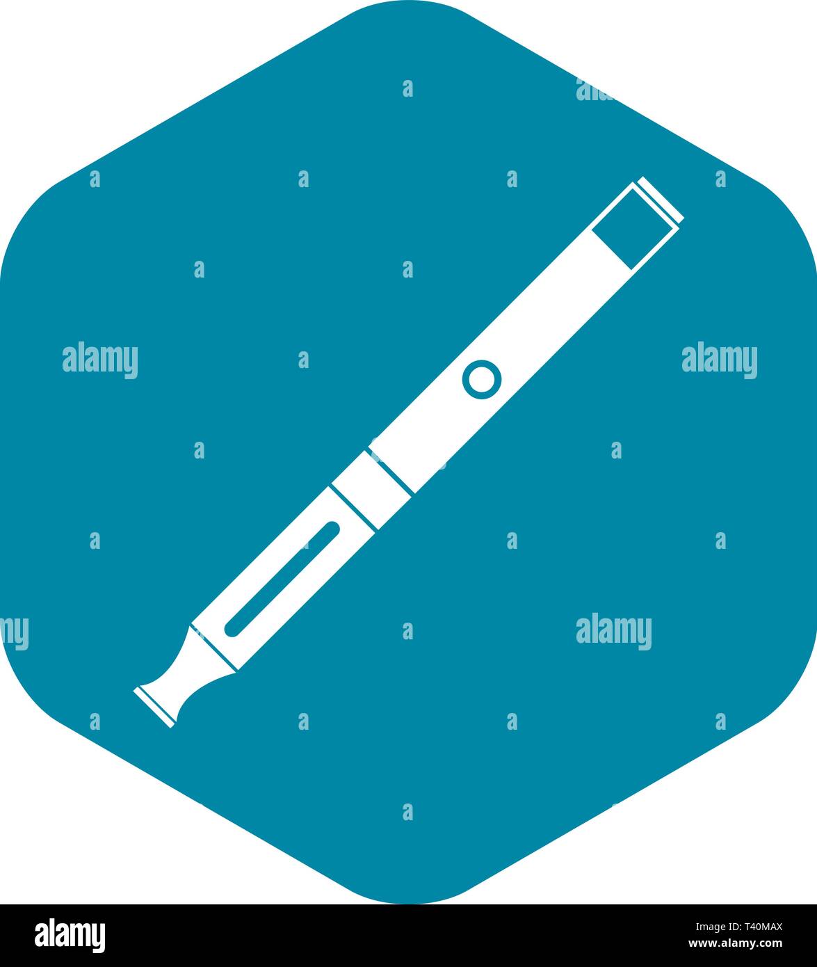 Electronic cigarette icon, simple style Stock Vector Image & Art - Alamy