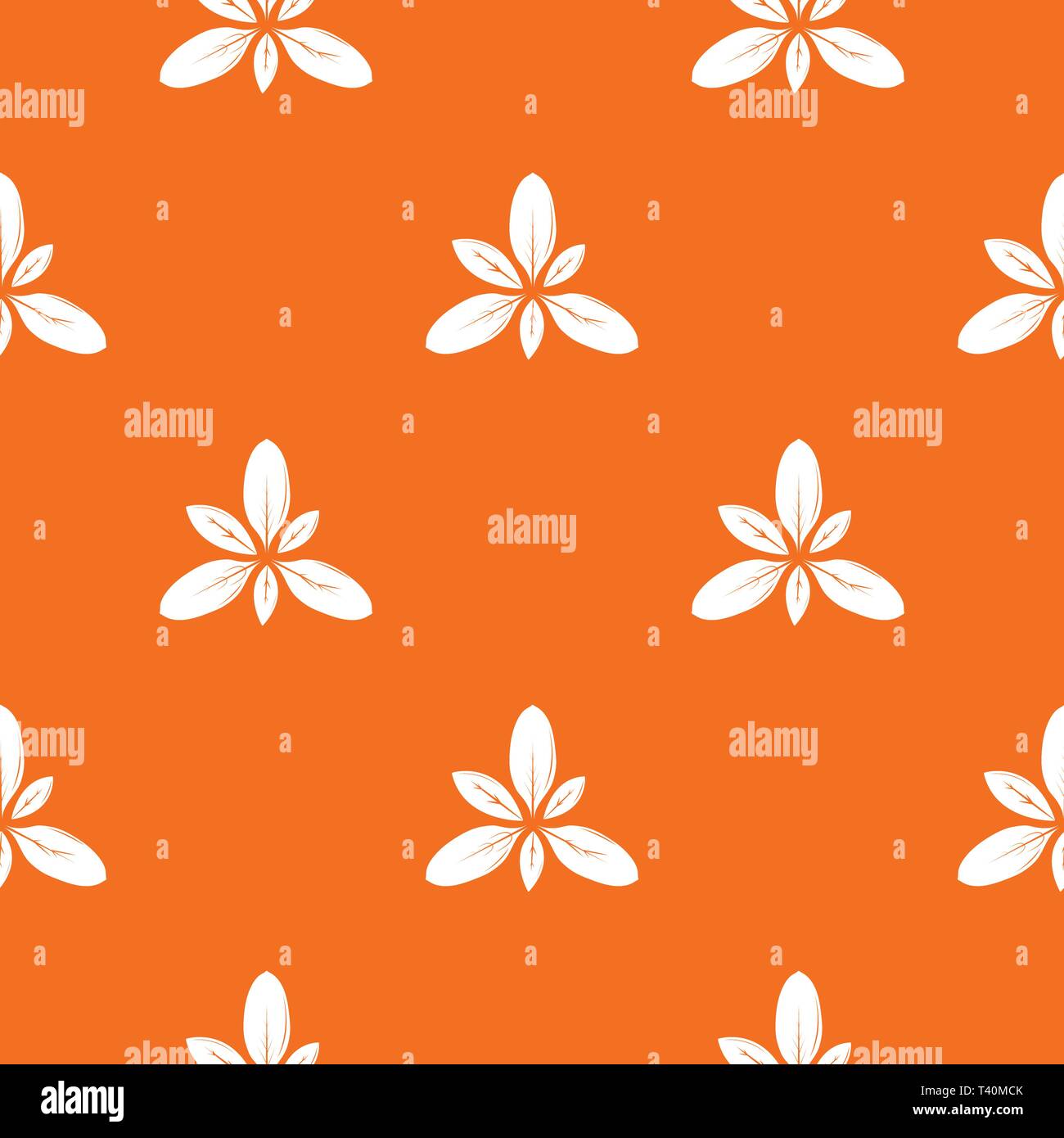 Leaf pattern vector orange Stock Vector Image & Art - Alamy