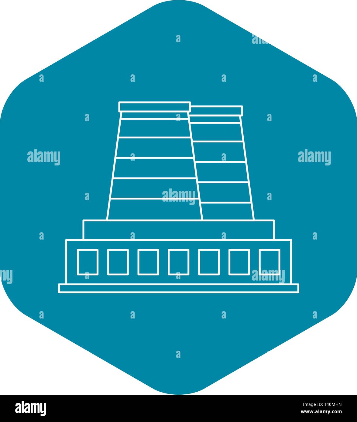 Refinery factory icon, outline style Stock Vector Image & Art - Alamy