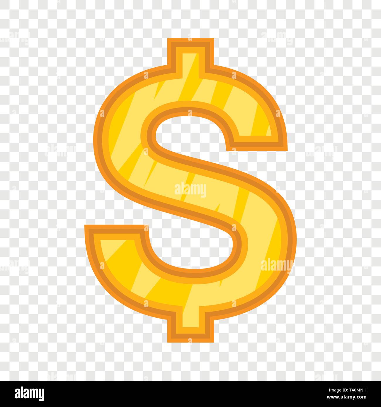 US Dollar icon, cartoon style Stock Vector Image & Art - Alamy