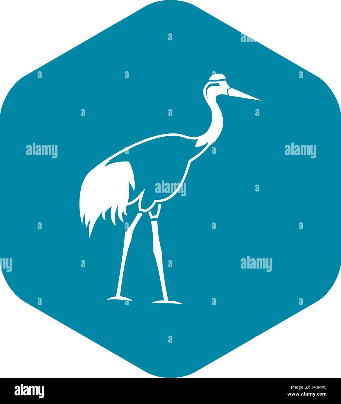 White stork long beak Stock Vector Images - Alamy