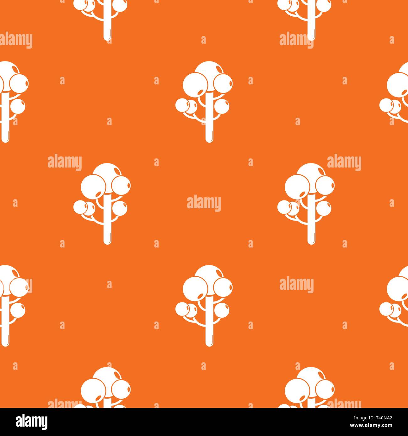 Tree pattern vector orange Stock Vector Image & Art - Alamy