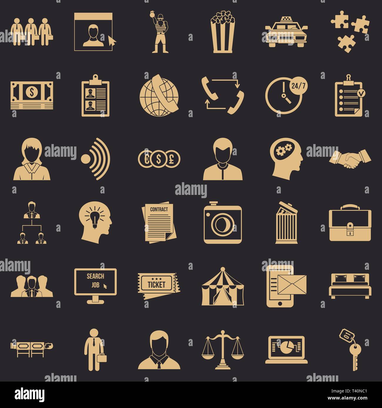 Conformity icons set, simple style Stock Vector Image & Art - Alamy