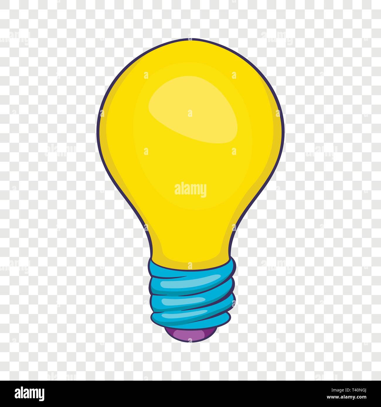 Light bulb icon, cartoon style Stock Vector Image & Art - Alamy