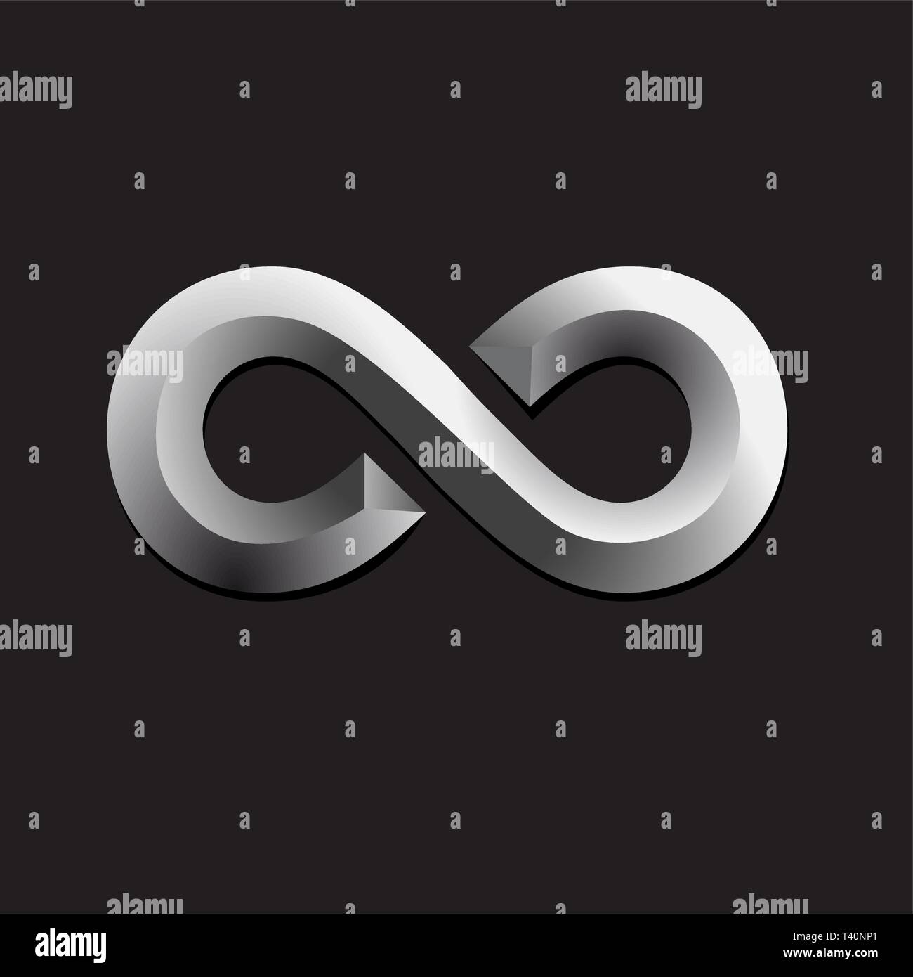 Vector logo infinite. Teamwork and union concept Stock Vector Image ...